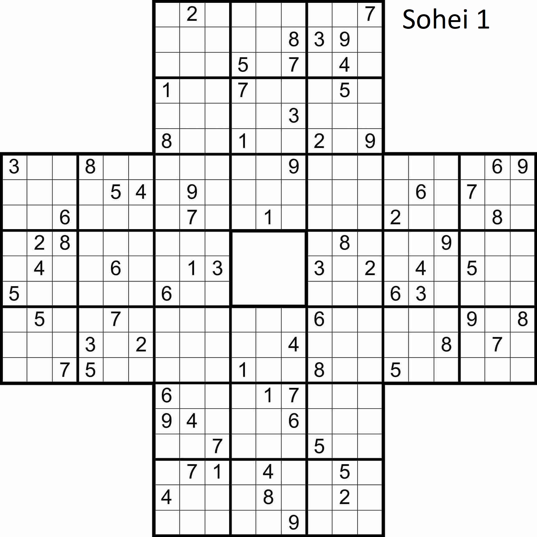 302 Large Print Sudoku Puzzles. 14 Variations. (PDF)